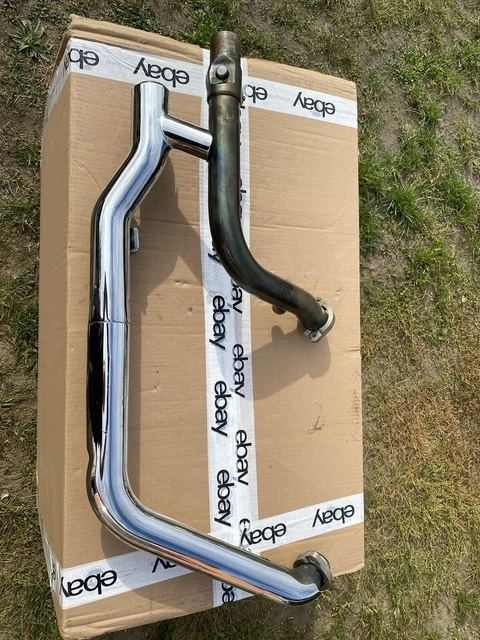 HARLEY EXHAUST BEND Exhaust Header Pipe Softail Heritage from '07 18mm ...