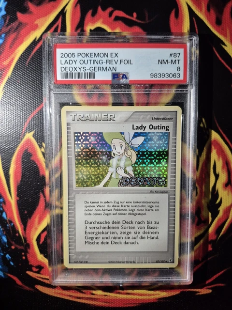 POKEMON CARD KARTE Lady Outing 87/107 EX Deoxys Reverse Holo PSA 8 NM - MT Stamp EUR 49,99 ...