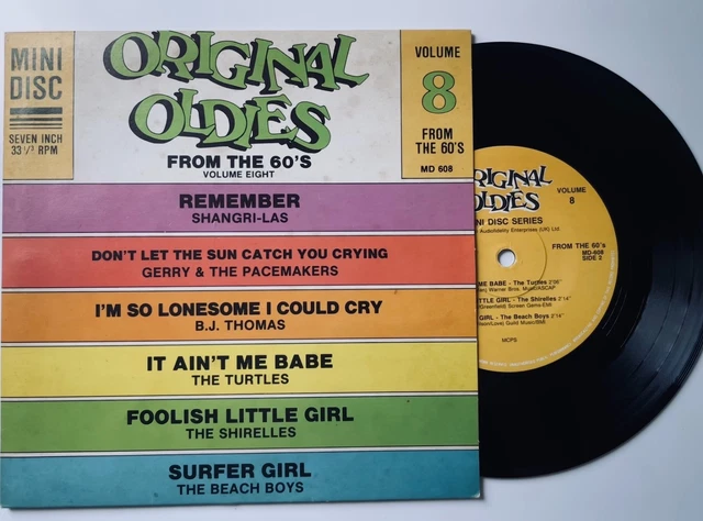 VARIOUS - ORIGINAL Oldies From The 60's Volume 8 - 7" Vinyl Record £10. ...