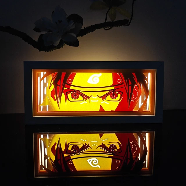 3D LED ANIME Light Box Monkey D. Luffy Gear Frame Night Lamp One Piece ...