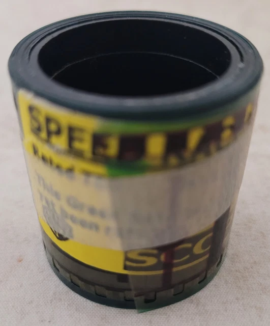 SPEED RACER FILM Trailer Teaser 35mm Movie Theater Collectible Yellow ...