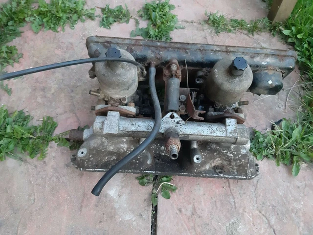 ROVER P6 2000TC Twin Carb SU Carburettor Carbs Inlet Manifold Dry ...