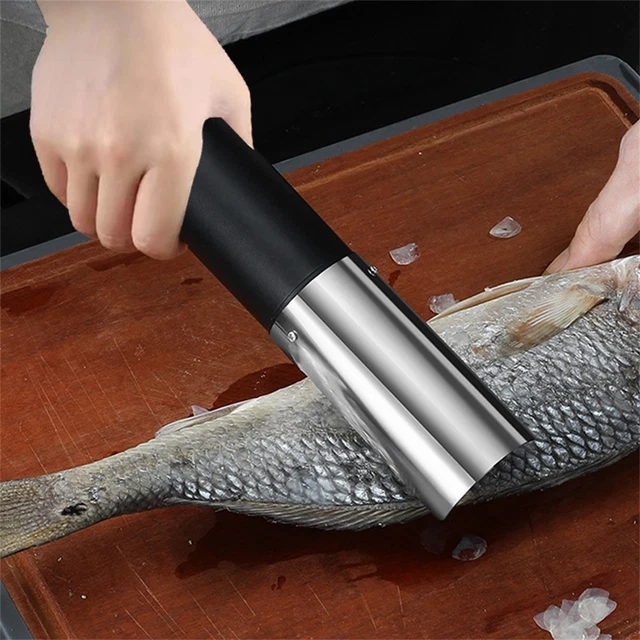 ELECTRIC FISH SCALER Brush Fish Skin Scrape Fish Scale Remover USB ...