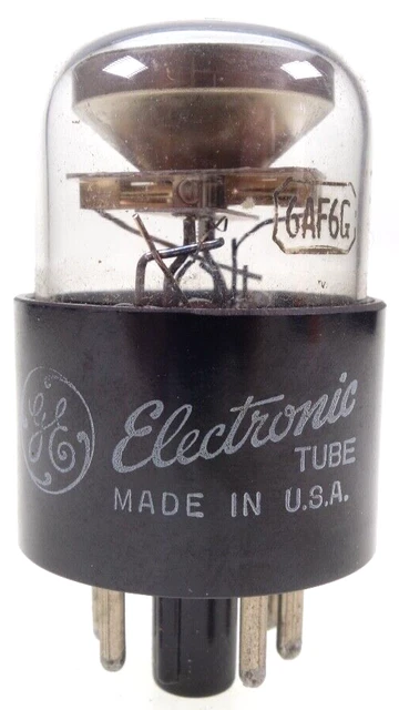 6AF6G = 6AF6 GE Magisches Auge Magic Eye Radio tube Röhre tube Valvola ...