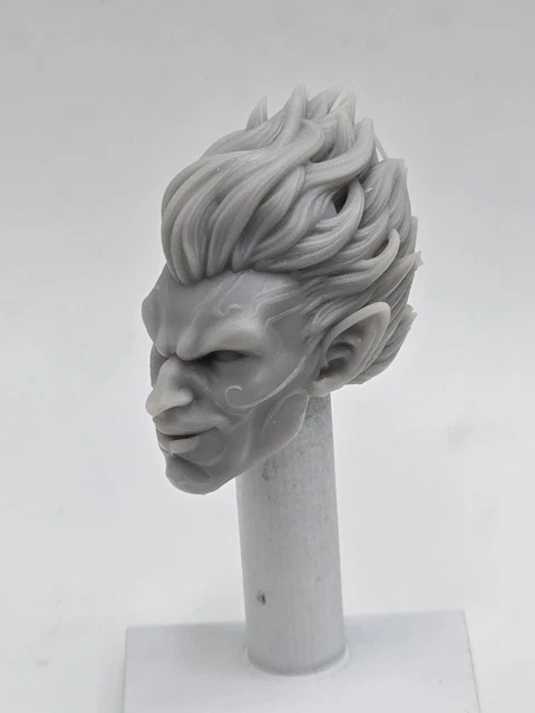 3D PRINTED X-MEN NIGHTCRAWLER NORMAL HEAD 1:12 6" Joe Classified/Marvel ...