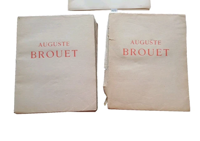 AUGUSTE BROUET CATALOGUE de son oeuvre gravé. Eau Forte originale ...