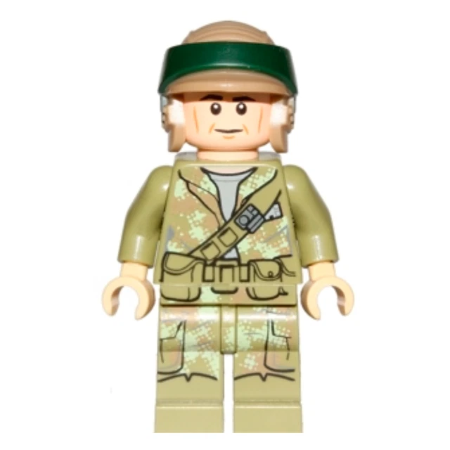 LEGO MINI FIGURA Star Wars Endor Rebel Trooper 1 (Oliva Green) 2015 ...