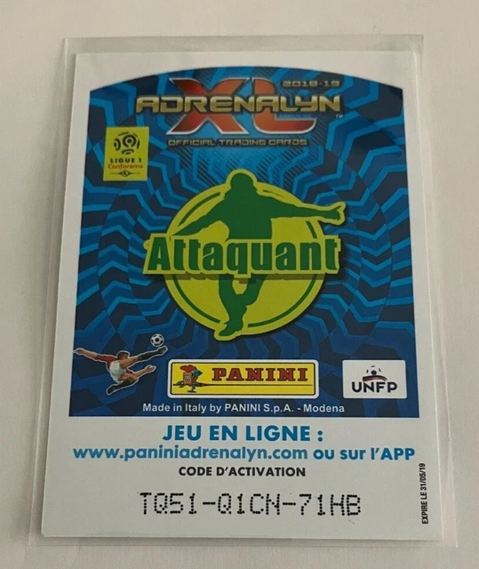 CARTE CARD CARTA Kylian Mbappé Paris PSG France PANINI ADRENALYN XL ...