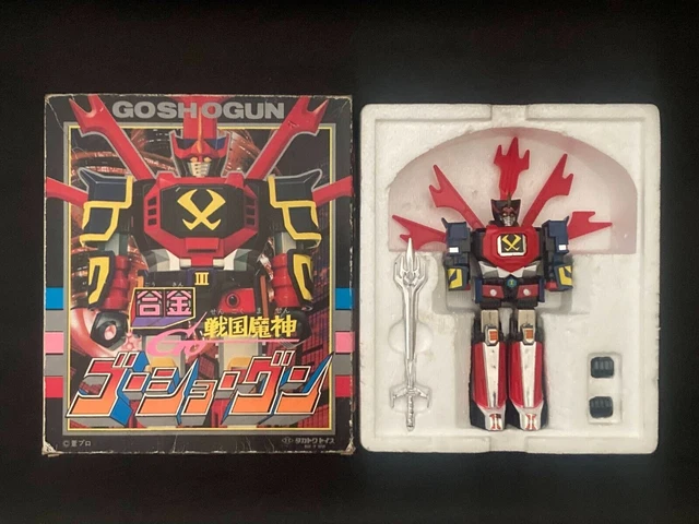 RARE VINTAGE SENGOKU Majin GoShogun Chogokin Figure 1980s Takatoku Toys ...