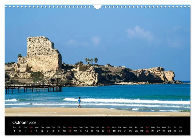 MONUMENTS OF ISRAEL 2026 (Wall Calendar 2026 DIN A3 landscape ...