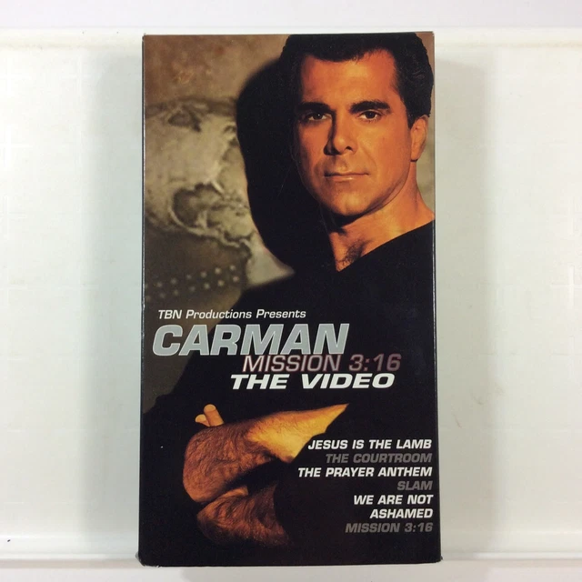 CARMAN MISSION 3:16 The Video 1998 Vintage VHS TBN $6.88 - PicClick