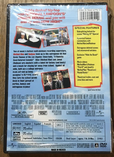 HOW HIGH (DVD, 2001) $10.94 - PicClick CA