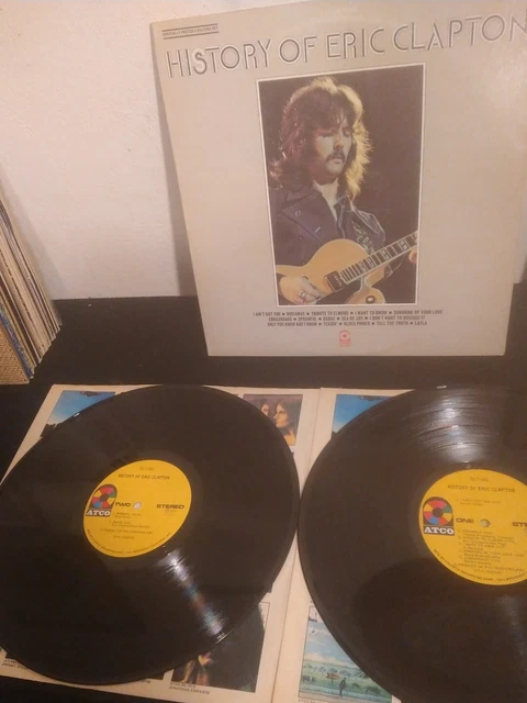 ERIC CLAPTON - History of Eric Clapton - Atco 2LP SD 2-803 RE '75 ...