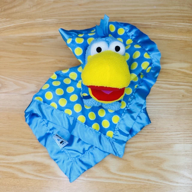 JIM HENSON'S PAJANIMALS Squacky Duck Comforter Soft Toy Blue Yellow £14 ...