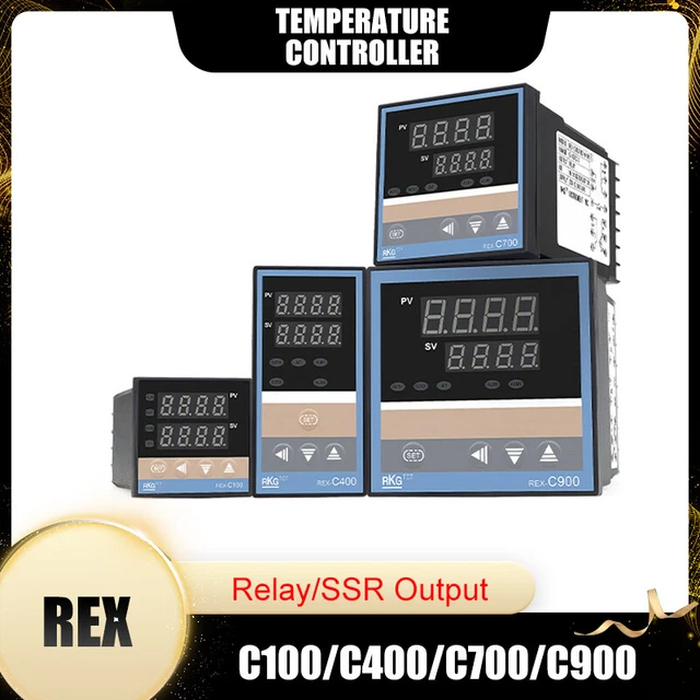 REX-C100/C400/C700/C900 DIGITAL PID Temperature Controller Relay/SSR Output £12.31 - PicClick UK