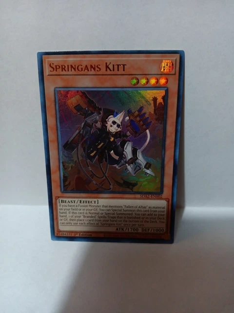 YU-GI-OH! TCG SPRINGANS Kitt Structure Deck: Albaz Strike SDAZ-EN002 ...