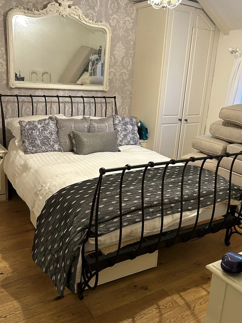 LAURA ASHLEY SLEIGH Bed King Size Length Double Width Please Read ...