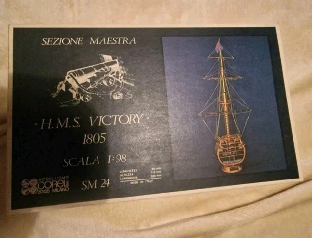 HMS VICTORY CROSS Section Wooden Model Kit 1:98 Scale £47.04 - PicClick UK