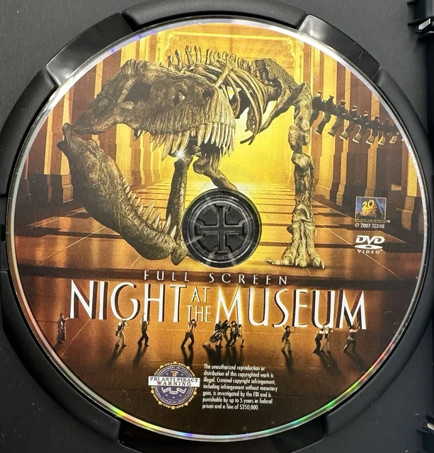 NIGHT AT THE Museum DVD Widescreen Ben Stiller Robin Williams Dick Van ...