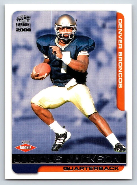 JARIOUS JACKSON RECRUE Denver Broncos 2000 Pacific Paramount #75 18993 ...