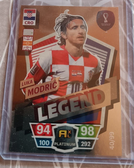 WM 2022 PANINI Platinum Card XL LUKA MODRIC Silber 40/99. EUR 59,00 ...