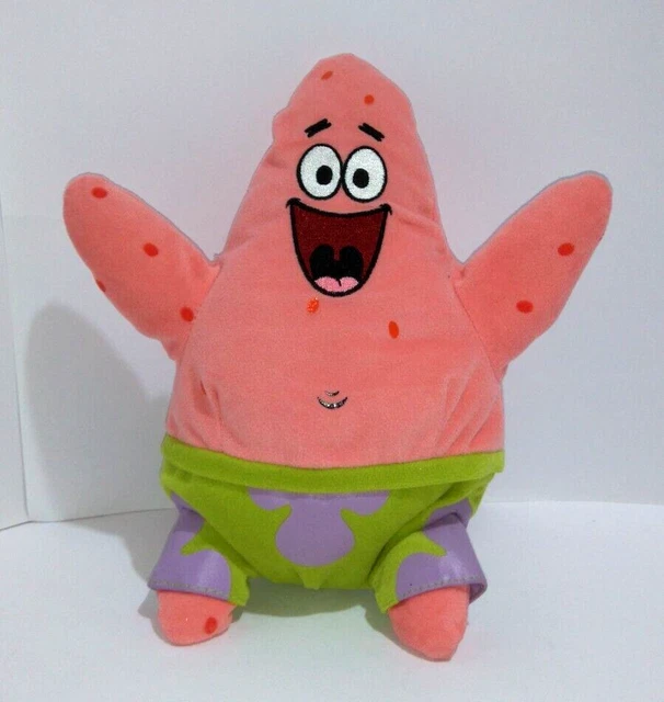 TY PATRICK STAR Spongebob pantaloni quadrati amico peluche giocattolo ...