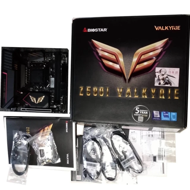 BIOSTAR Z590I VALKYRIE Mini Itx Motherboard LGA1200 Used £366.56 ...
