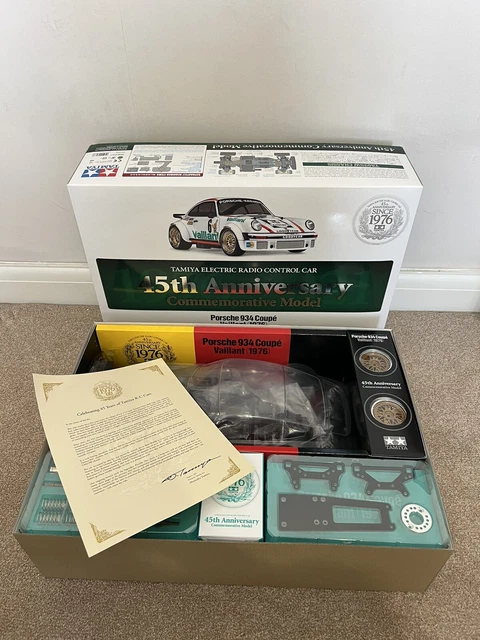 TAMIYA 45TH ANNIVERSARY Commemorative Model Porsche 934 Valiant 1976 RC ...