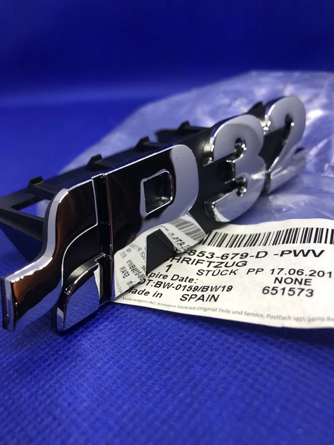 LOGO BADGE VW R32 De Calandre Golf 4 IV MK4 Classic Parts Original ...