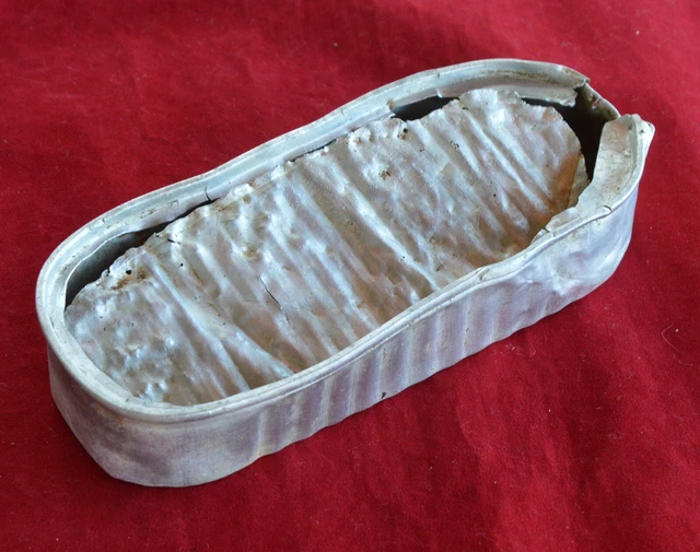 GERMAN WW2 WEHRMACHT Soldier Fish Ration Tin Can Aluminum Din Rare War ...