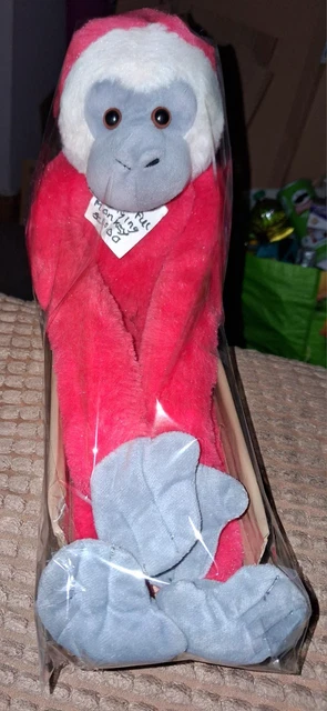 RED HANGING MONKEY Plush Soft Toy £10.80 - PicClick UK