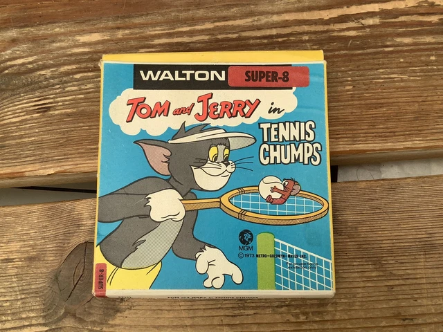 WALTON SUPER 8MM Film Tom & Jerry Cartoon Tennis Chumps Colour Sound ...