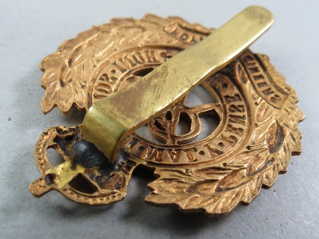 MILITARY CAP BADGE Royal Engineers Militia British Army George VI £6.50 ...