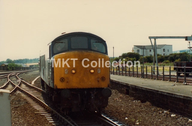 RAILWAY PHOTO CLASS 46 46008 @ Dunbar 15/8/81 08:10 Newcastle ...