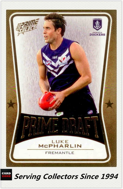 2013 SELECT AFL Prime Series Prime Draft Gold PD17 Luke McPharlin (Fremantle) $80.00 - PicClick AU