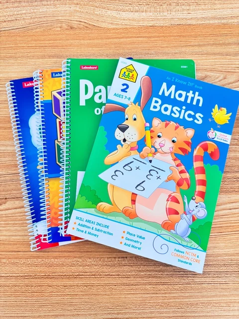 MATH, ENGLISH, SOCIAL Emotional Learning, Workbook TextBook Bundle for ...