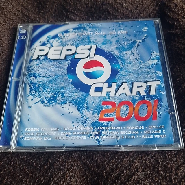 PEPSI CHART 2001 CD Two Disc Various Artists Kylie Steps Coldplay Mel C ...