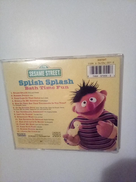 SESAME STREET SPLISH Splash Bath Time Fun CD 1995 $25.99 - PicClick CA