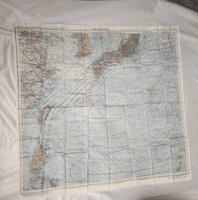 WW2 AUSTRALIAN AIRFORCE And Aaf Fabric Map 1945 £39.02 - PicClick UK