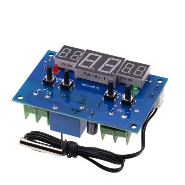 DIGITAL TEMPERATURE CONTROLLER Module with Auto Thermostat and 10A ...