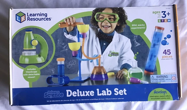 LEARNING RESOURCES AGE 3+ Primary Science Deluxe Lab Set 45 Piece Set ...