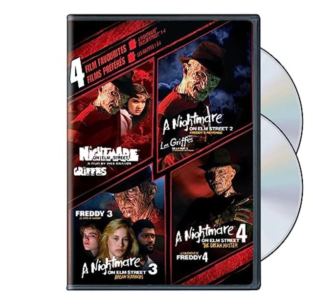 4 FILM FAVORITES: A Nightmare On Elm Street 1-4 (Bilingual) $12.99 ...