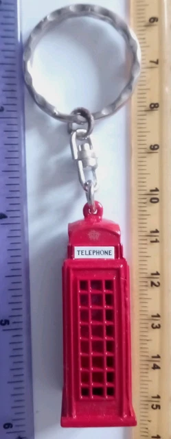 VINTAGE STYLE ORIGINAL Red Iconic London post office GPO Telephone Box ...