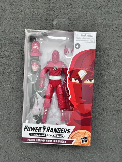 MIGHTY MORPHIN POWER Rangers Lightning Collection Red Ranger Ninja ...