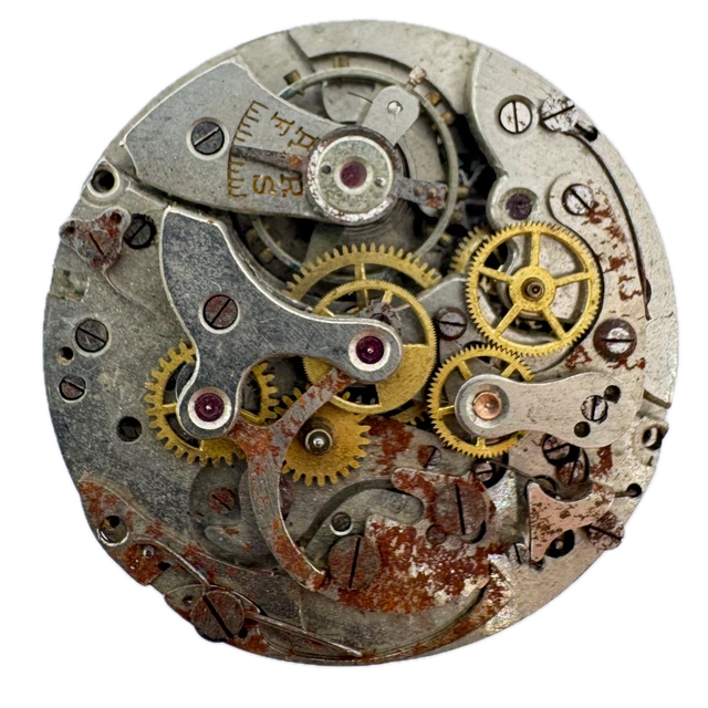 VINTAGE DEBOR MECHANICAL Chronograph Men's Wristwatch Movement Landeron ...