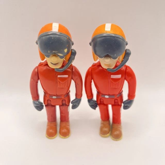 FIREMAN SAM PILOT Figure Bundle X 2 Toy Action 2005 VGC 4” PRISM Rare £ ...