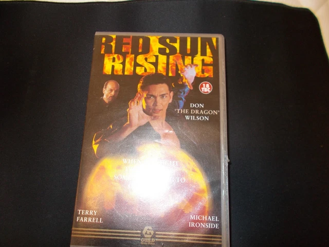 VHS VIDEO RED sun rising Big Box Ex-Rental size time code £9.95 - PicClick UK