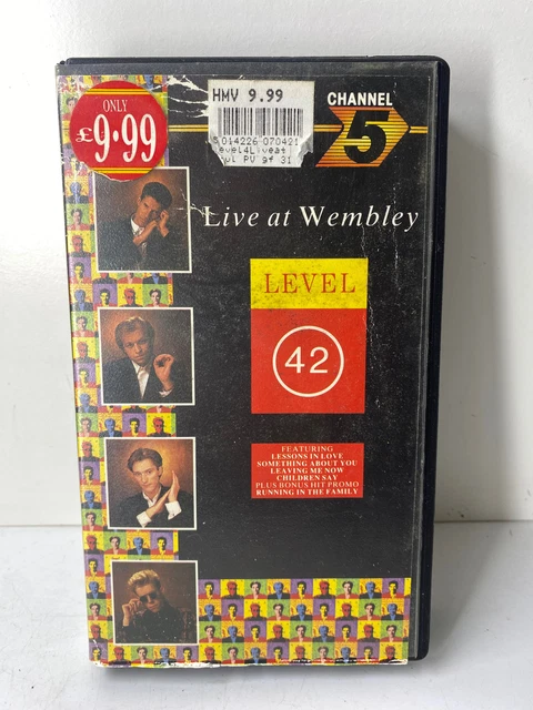 LEVEL 42 LIVE at Wembley On VHS Video Cassette Tape £9.99 - PicClick UK