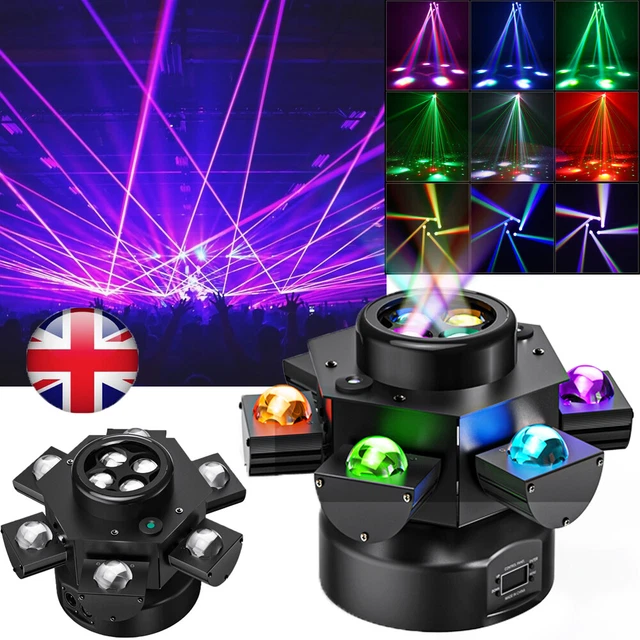 200W RGBW LASER Moving Head Stage Lighting Beam Strobe DMX DJ Disco ...