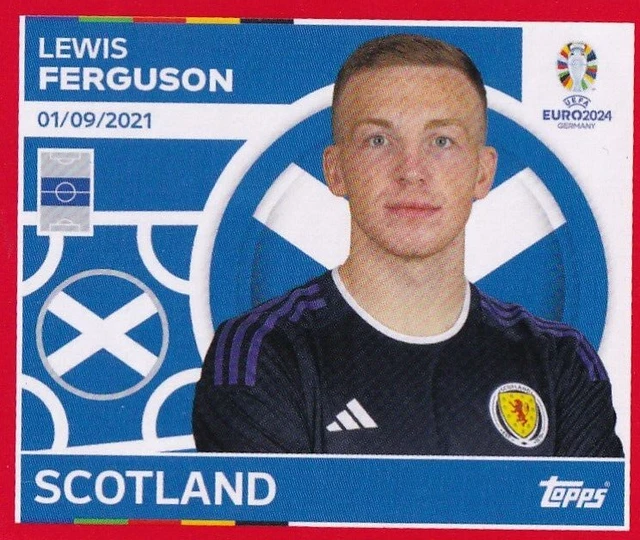 TOPPS UEFA EURO 2024 Sticker Swiss Edition SCO 17 Lewis Ferguson EUR 1 ...
